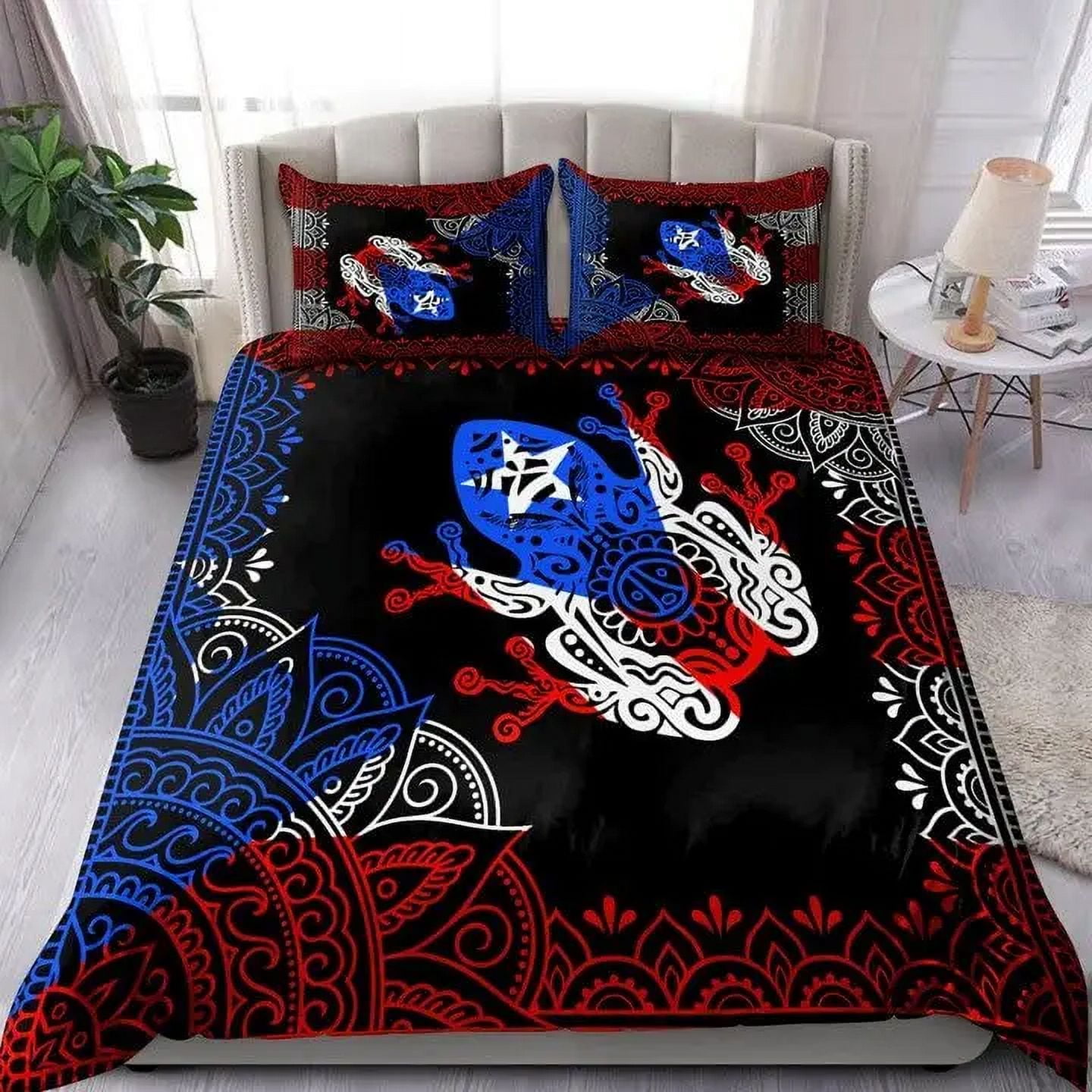 2024 Puerto Rico National Flag Duvet Cover Set Twin Full King Size Gay ...