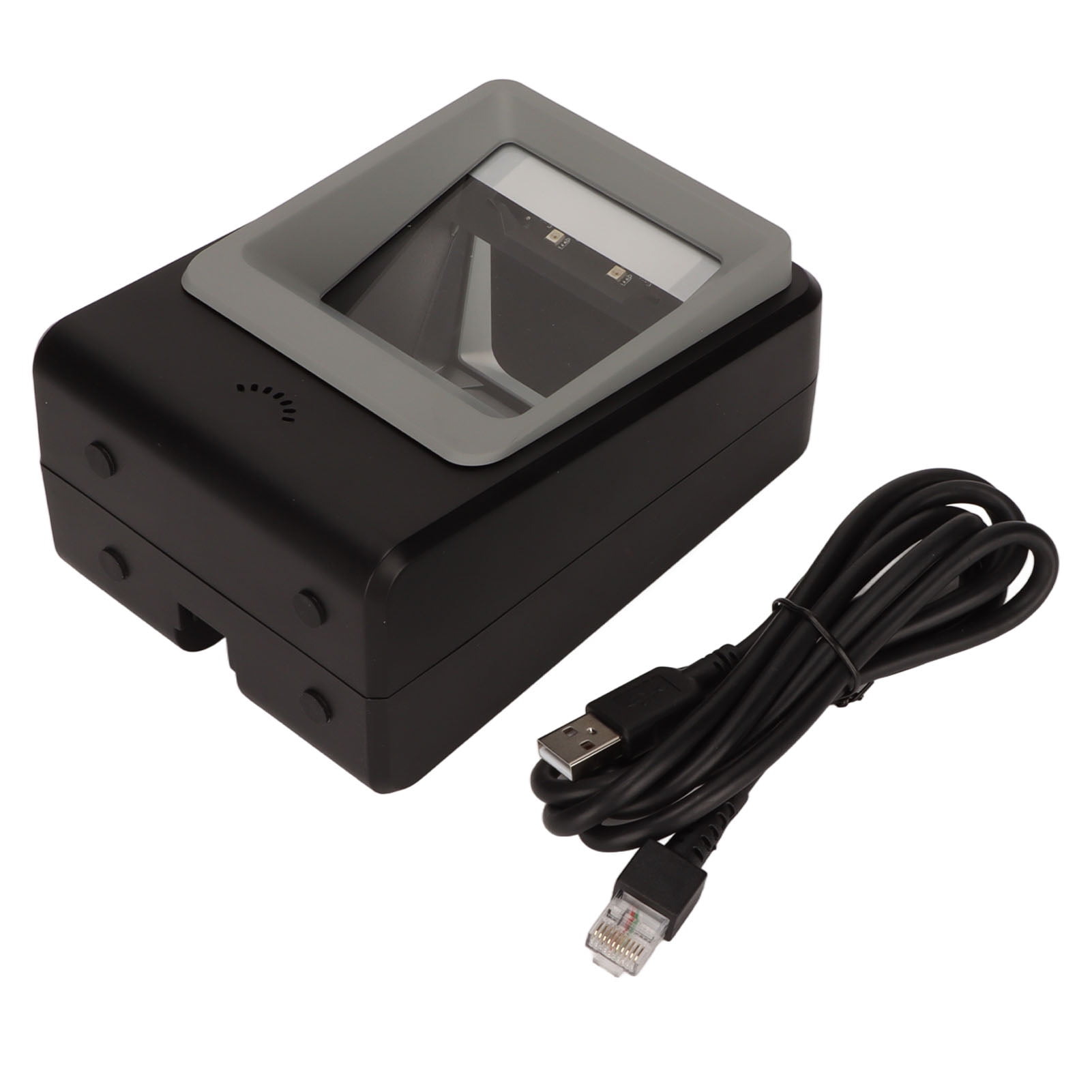 2024 Qr Code Scanner High Sensitivity 1d 2d Code Scanner Desktop Wired Barcode Scanner For