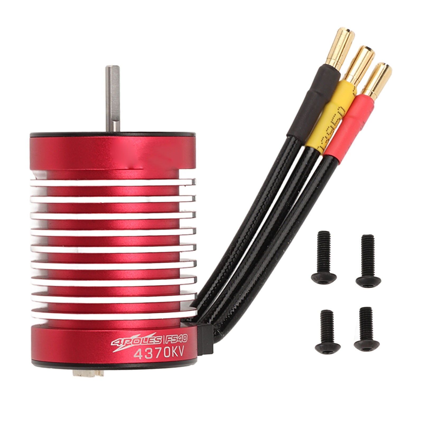 2024 RC Car Brushless Motor F540 4370KV 4 Poles Sensorless Brushless Motor with Temperature ...