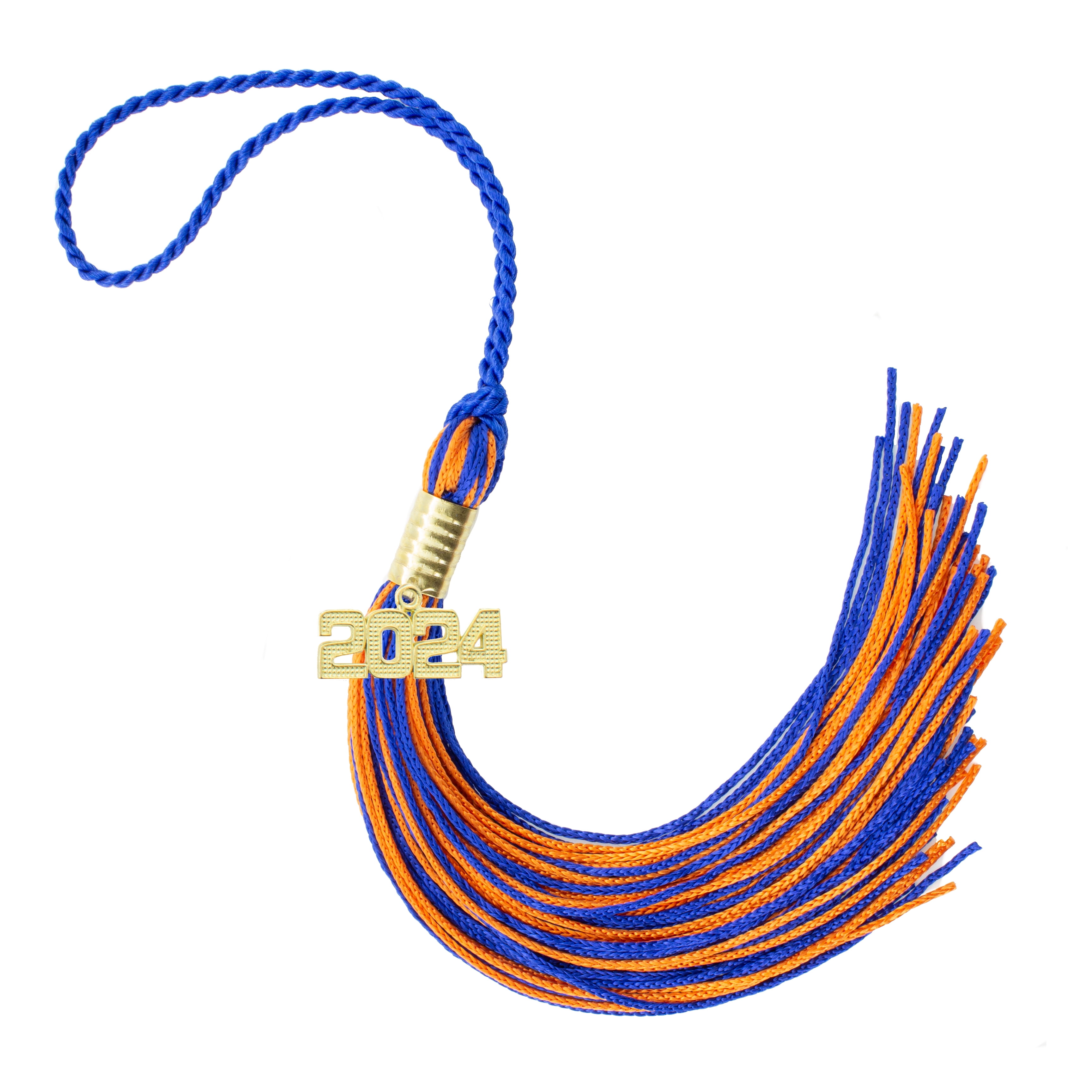 2024 ROYAL / ORANGE GRADUATION TASSEL - EVERY SCHOOL COLOR AVAILABLE ...