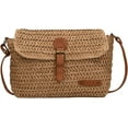 2024 Rattan Crossbody Bags for Women, Straw Raffia Clutch Handbag Purse ...