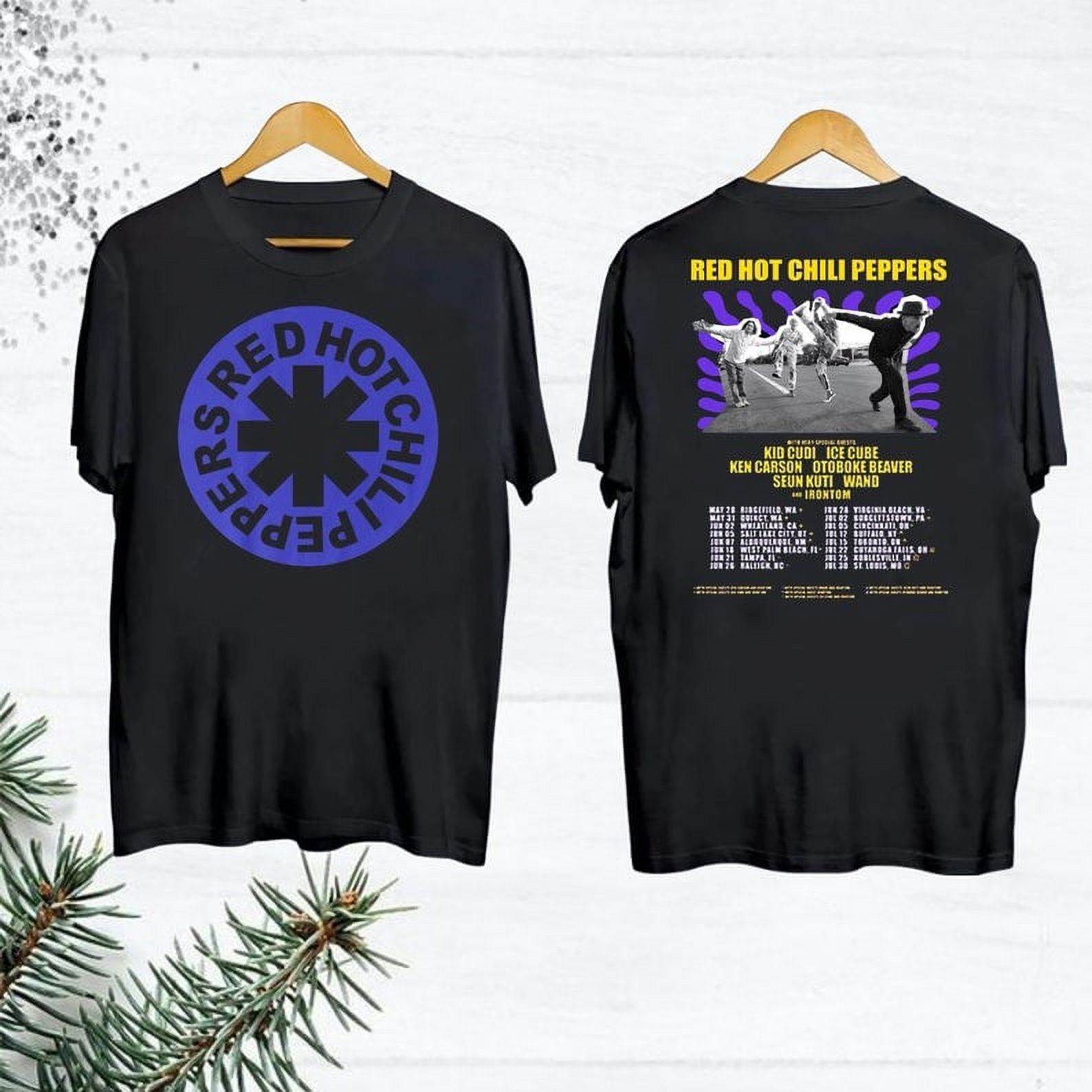 2024 Red Hot Chili Peppers Tour T-Shirt, Red Hot Chili Peppers Band ...