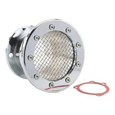 Krator Motorcycle Chrome Spike Air Cleaner Intake Filter Compatible ...