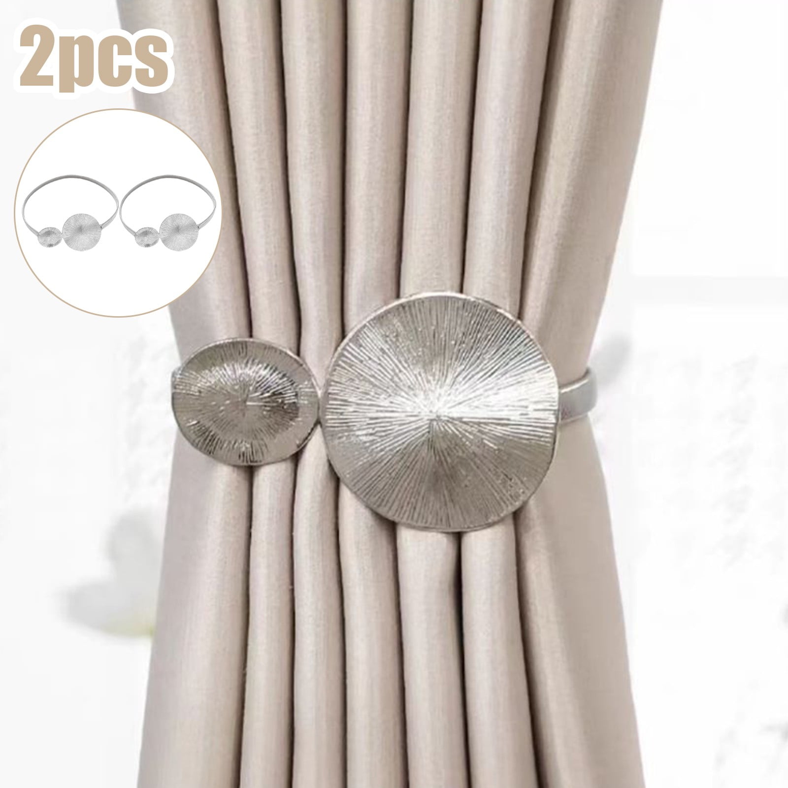 2024 Rope Binding Leaf Binding Metal Rope Curtain Curtain Home Decor