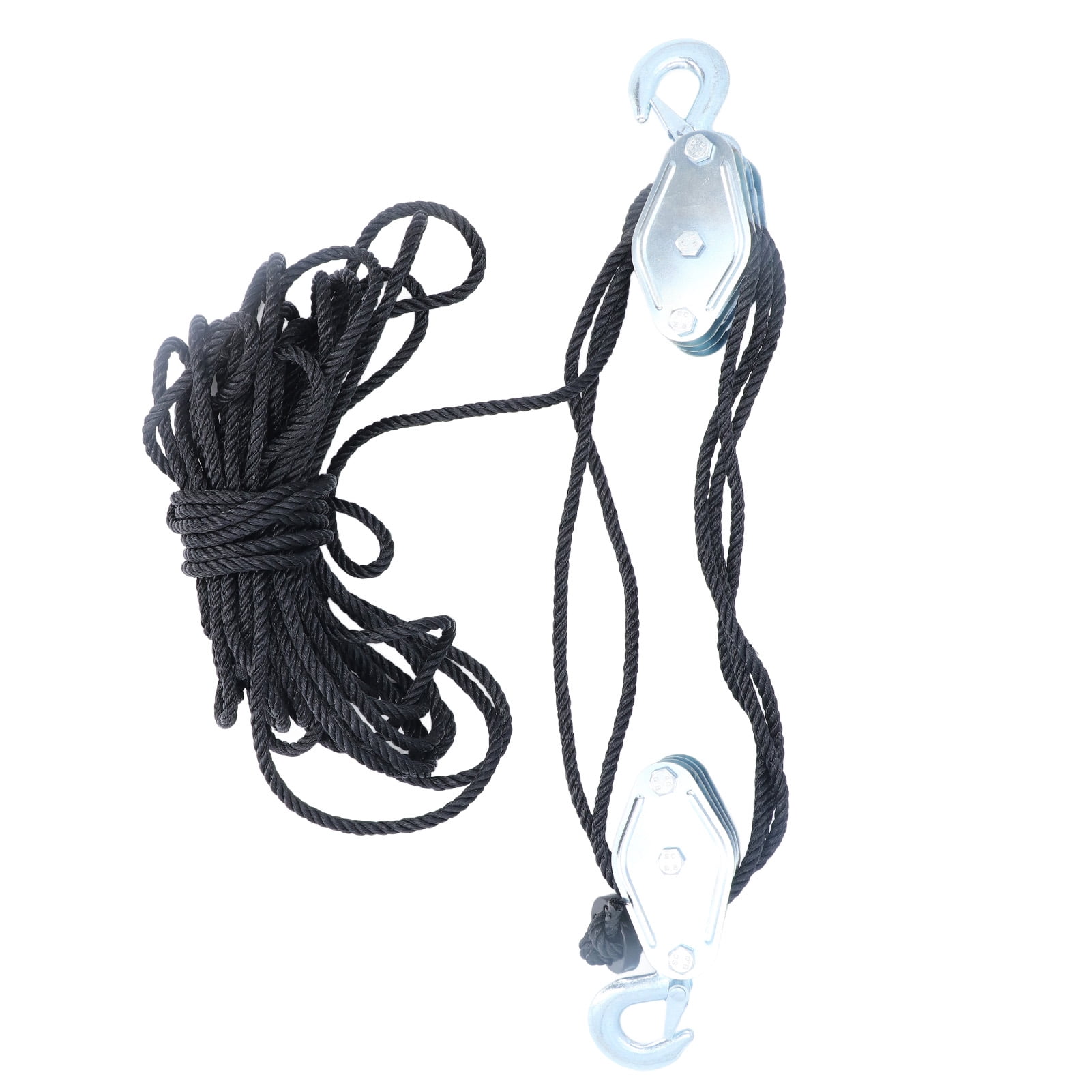 2024 Rope Hoist Pulley System 4400lb 8:1 Ratio Lifting Power Heavy Duty ...