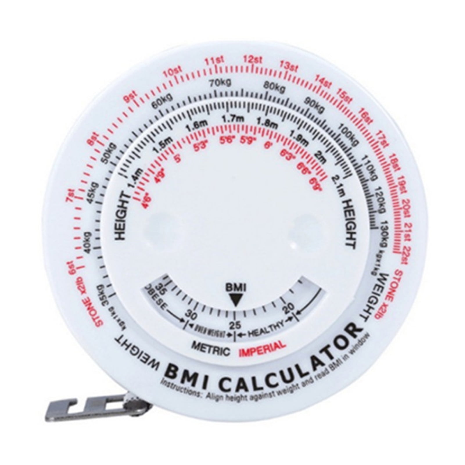 2024 Round BMI Measuring Tape Automatic Retractable Waistline Tape ... 2024 Round BMI Measuring Tape Automatic Retractable Waistline Tape ...
