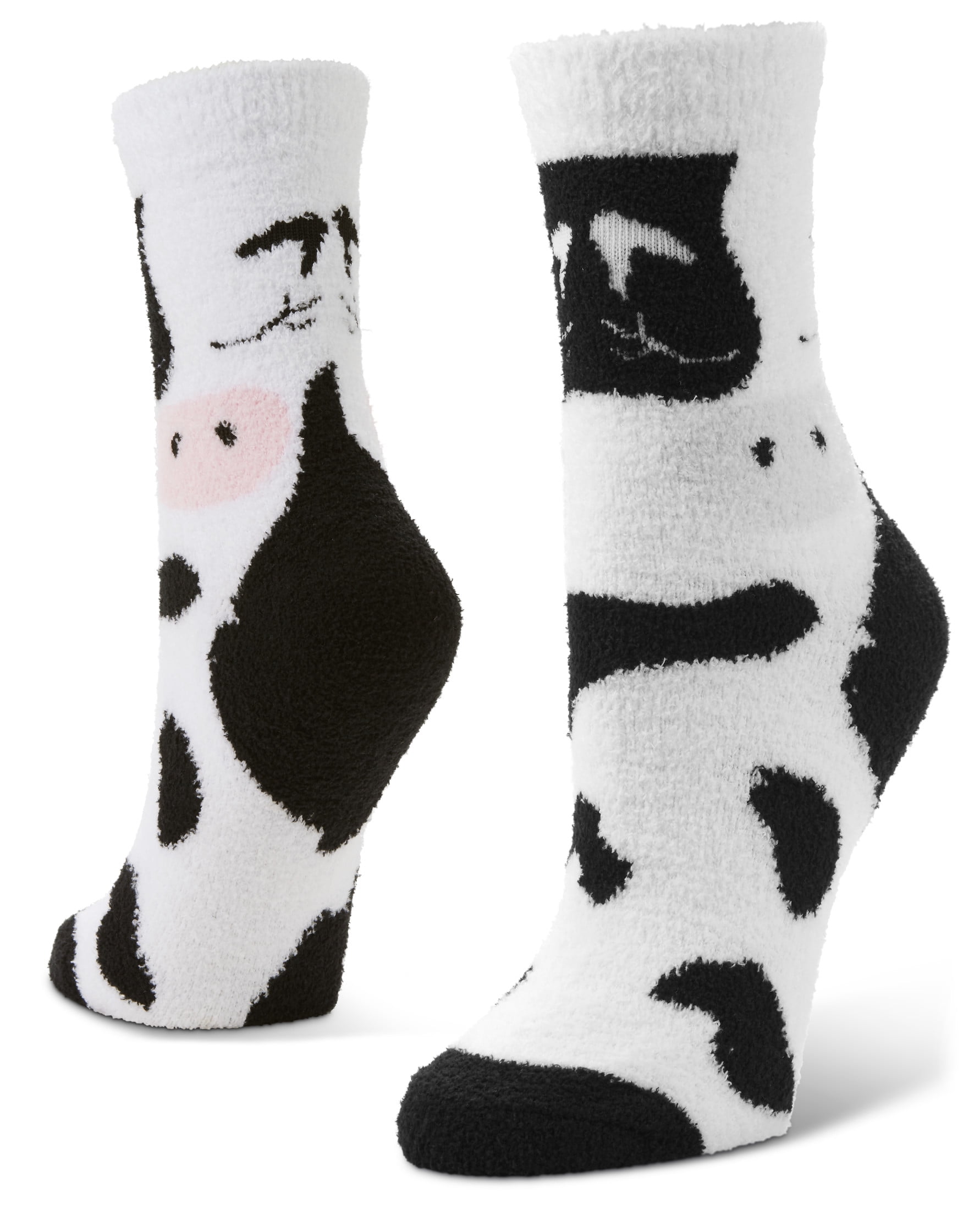 Airplus Fall Spa Aloe Cow Crew Sock Medium - Walmart.com