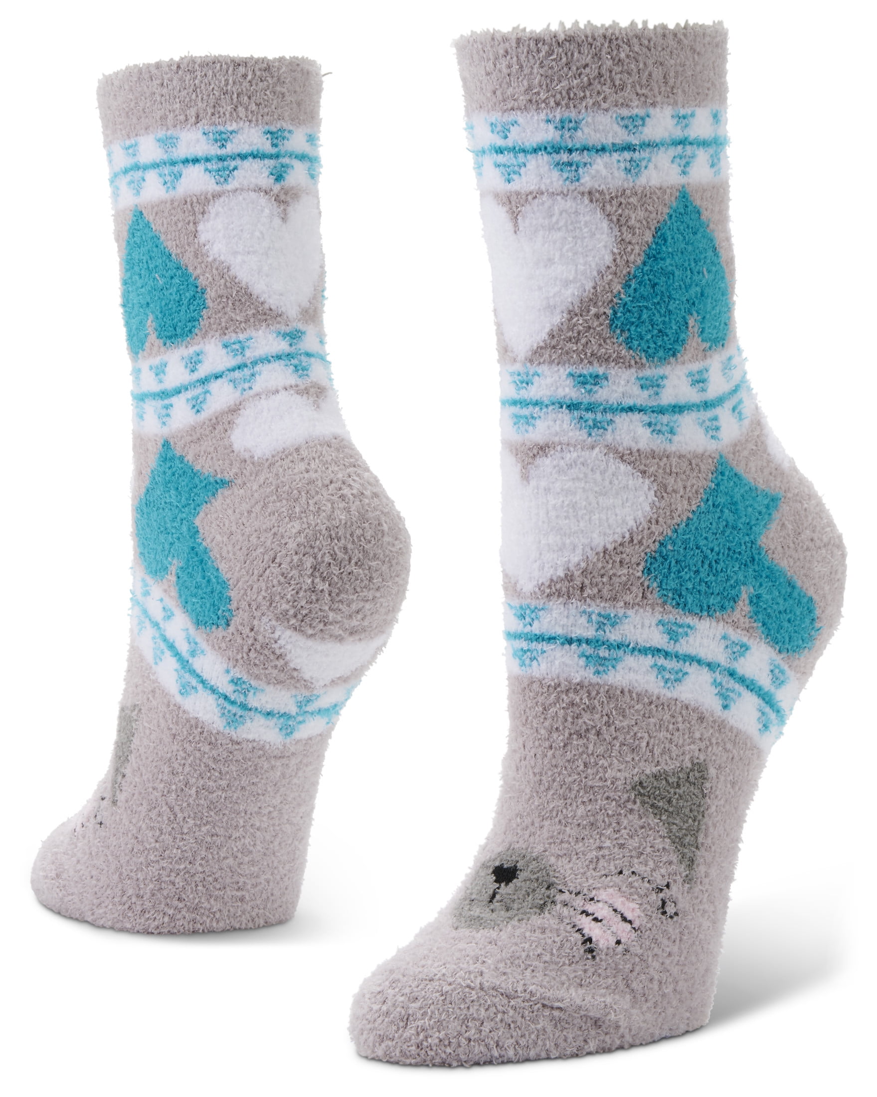 Airplus Aloe Infused Spa Crew Socks - women's Size 5-10 - Walmart.com