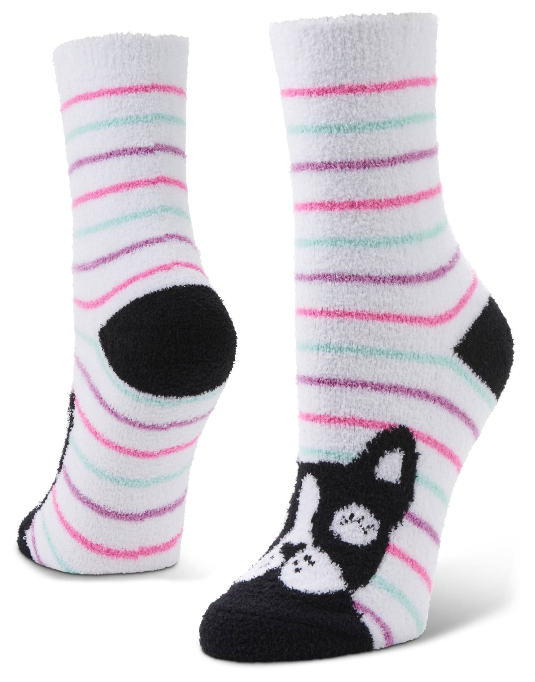 Airplus Aloe Infused Spa Crew Socks - women's Size 5-10 - Walmart.com