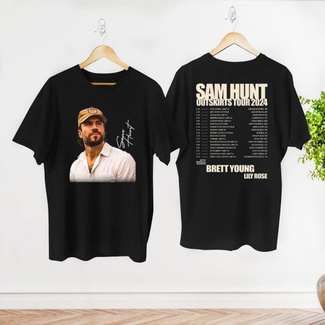 2024 Sam Hunt Outskirts Tour T-Shirt, Sam Hunt 2024 Concert Merch, Sam ...