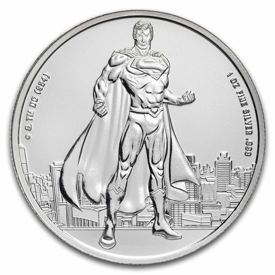 2024 Samoa 1 oz Silver DC Comics Superman BU - Walmart.com