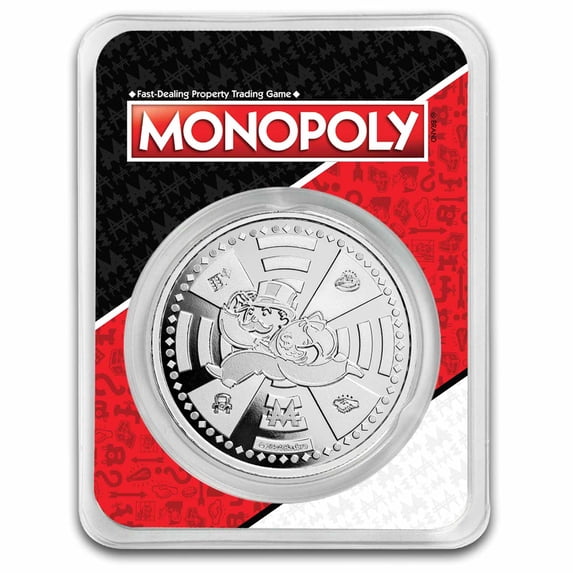 2024 Samoa 1 oz Silver Mr. Monopoly (with TEP) - Walmart.com