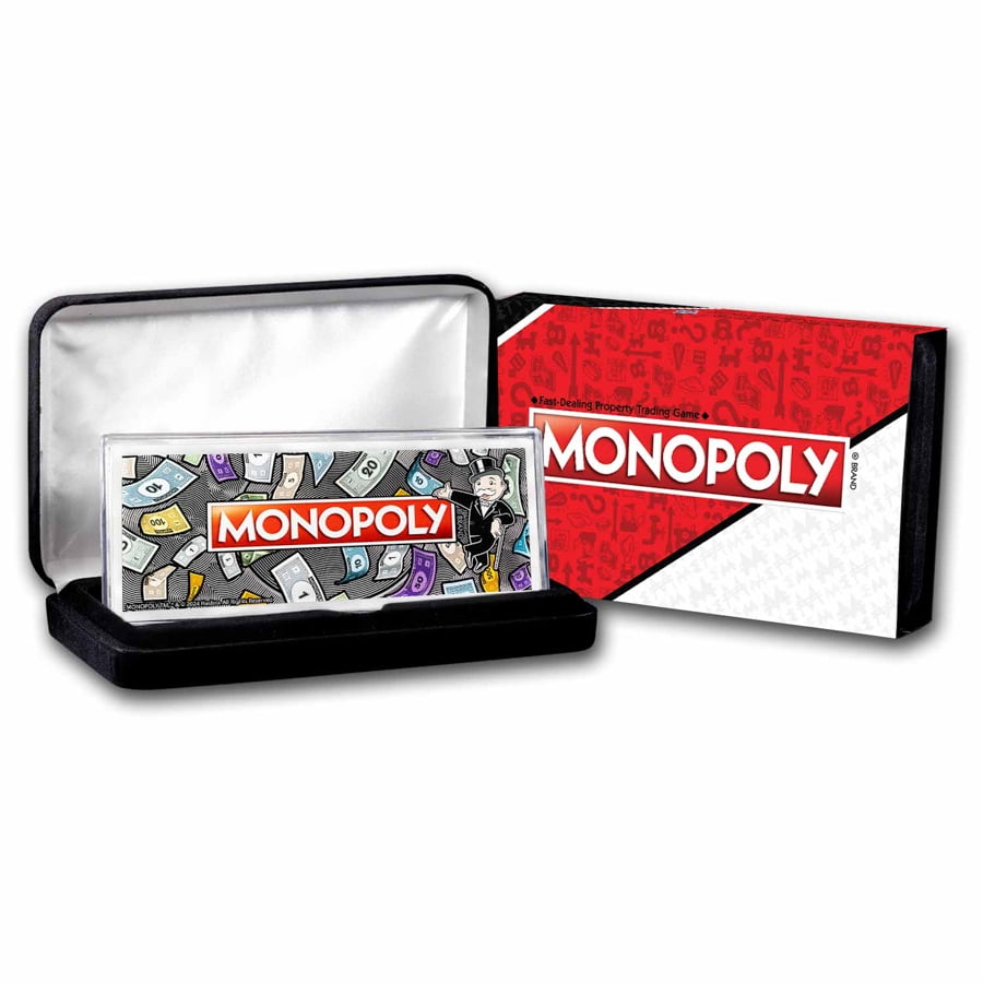 2024 Samoa 4 oz Silver Monopoly Colorized Bar - Walmart.com