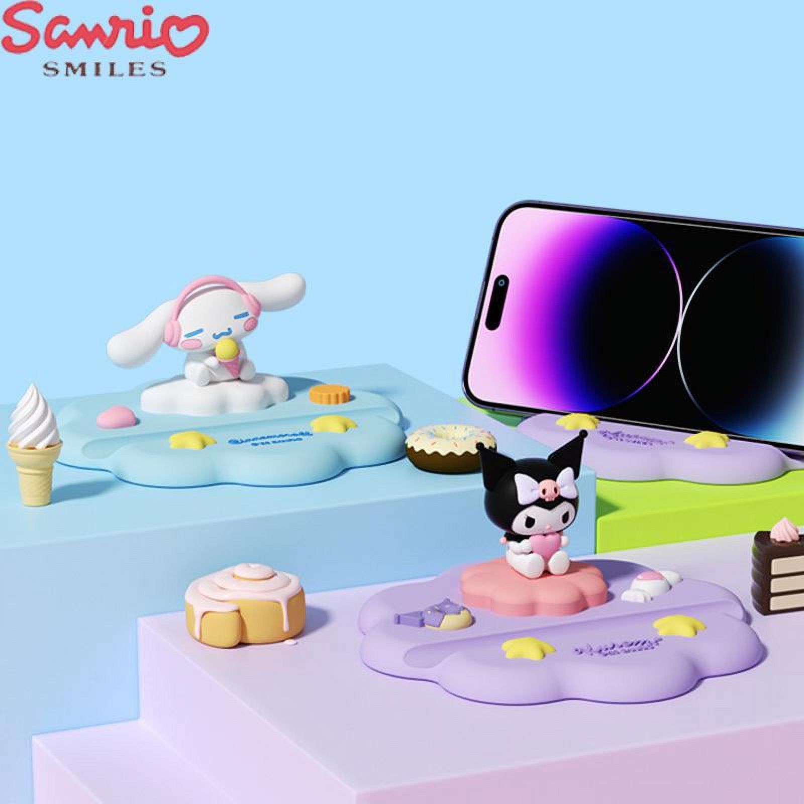 2024 Sanrio Cartoon Phone Holder New Kuromi Cinnamoroll Kawaii Desktop ...