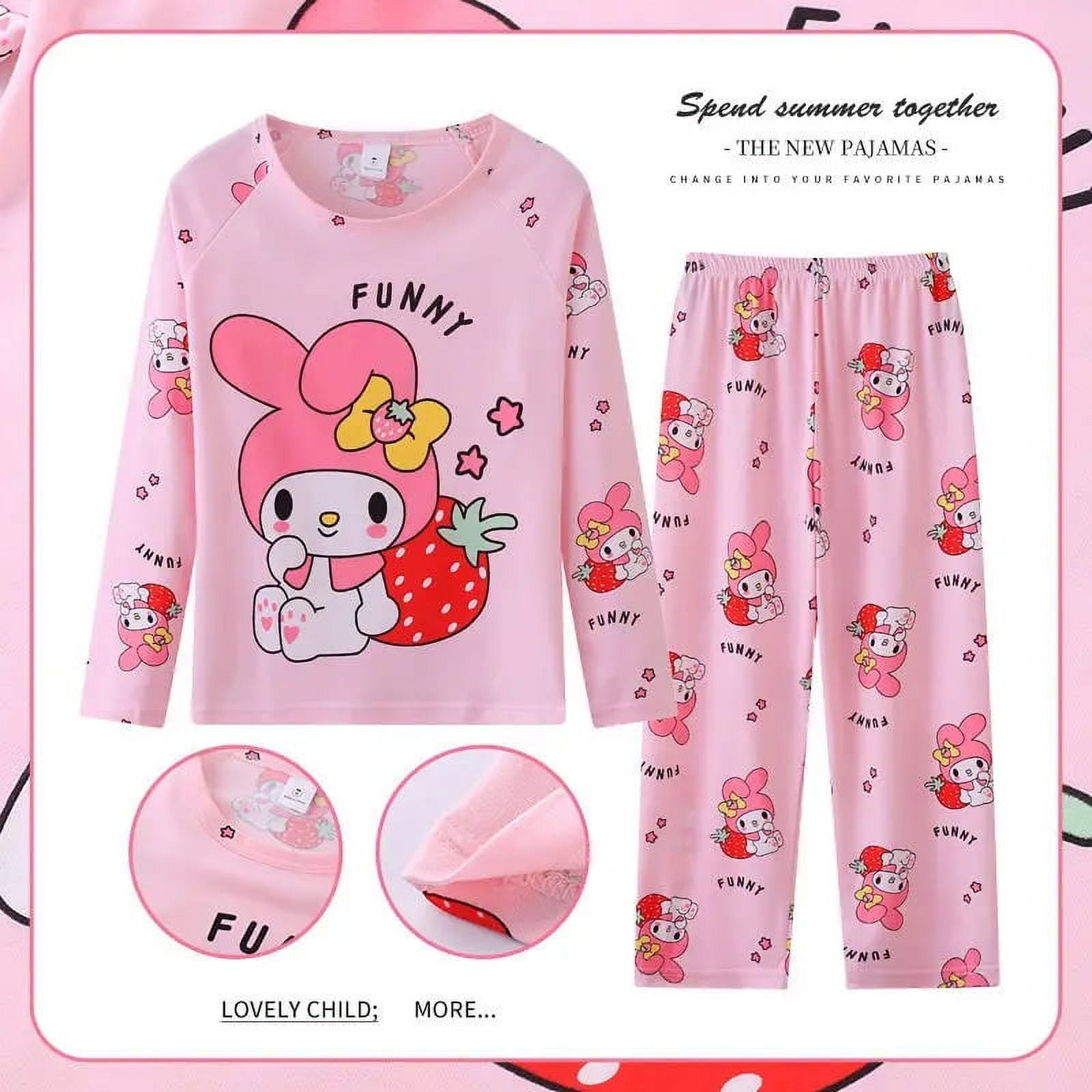 2024 Sanrio Cinnamoroll Children Pajamas Suit Summer Spring Short ...