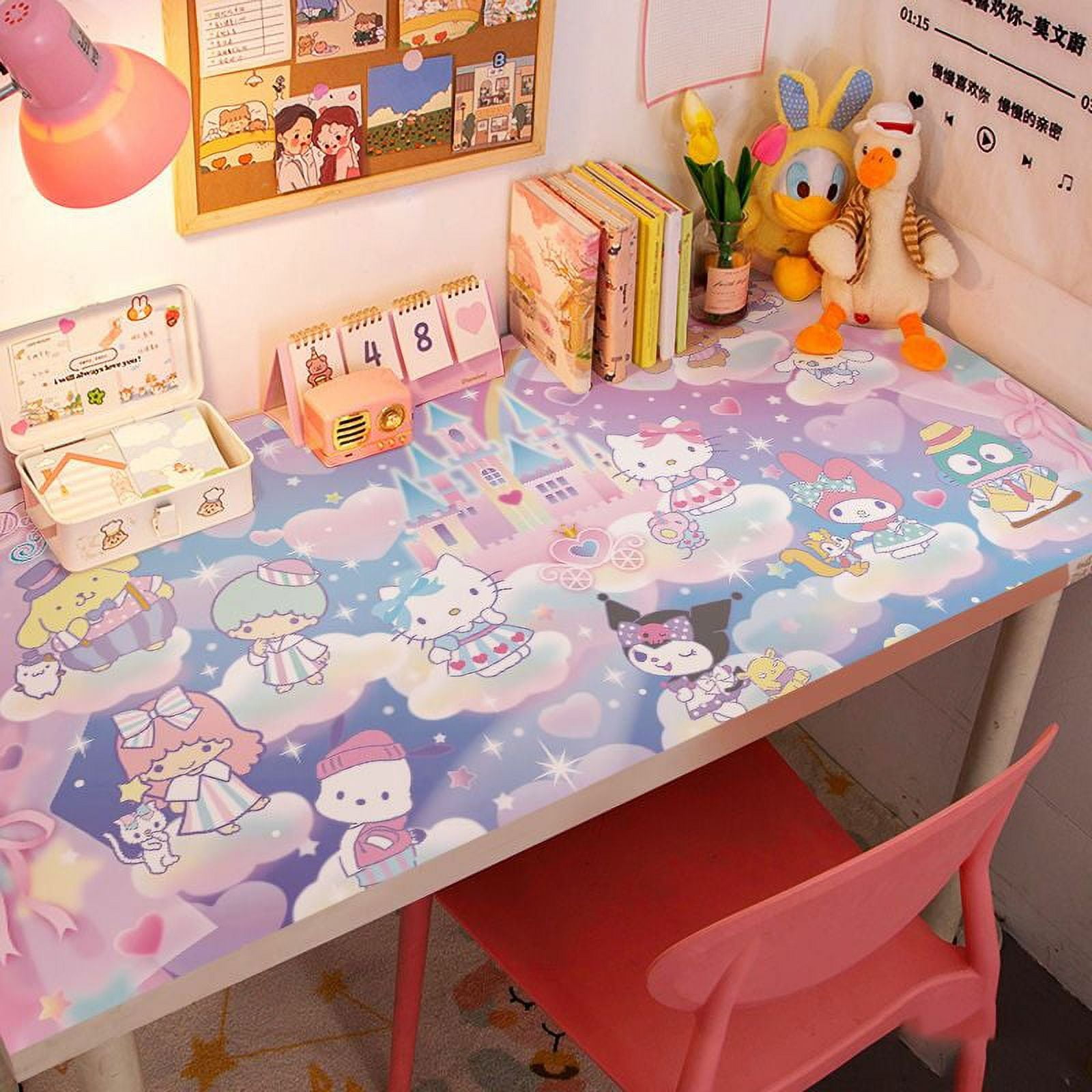 2024 Sanrio Cinnamoroll Hello Kitty Girly Heart Anime Dorm Desk ...