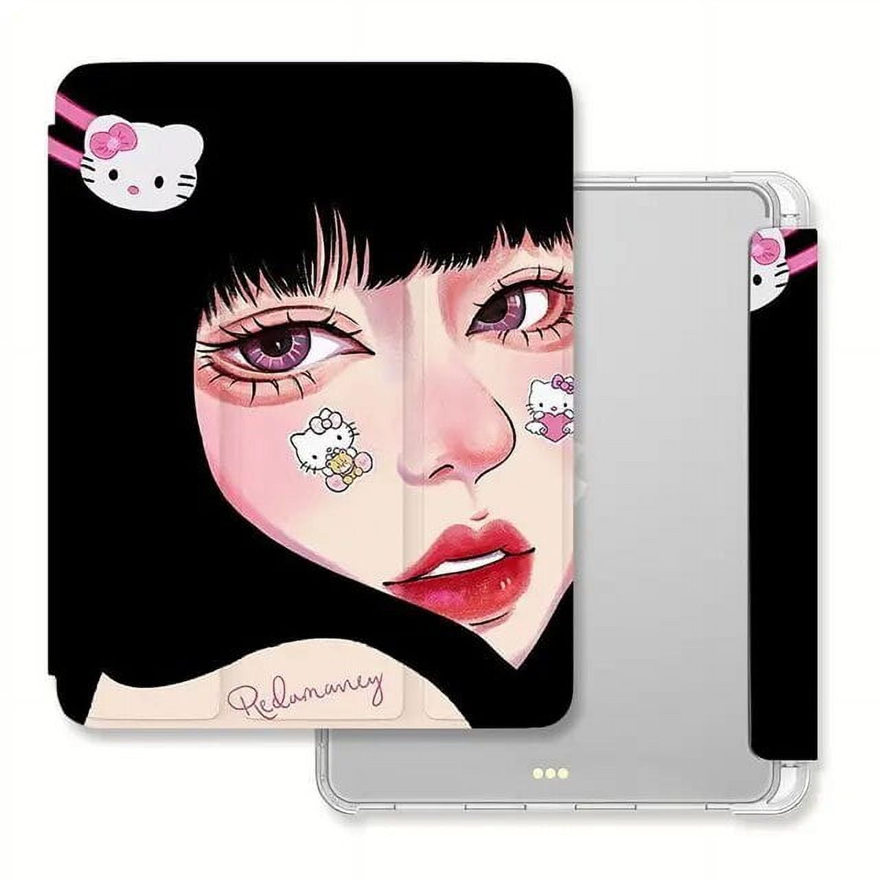 2024 Sanrio Hello Kitty Girl Style Tablet Case for iPad Air 1 2 3 Mini ...