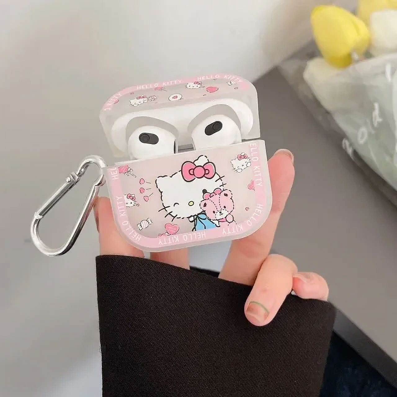 2024 Sanrio Hello Kitty Kuromi Transparent Clear Pattern Case For ...