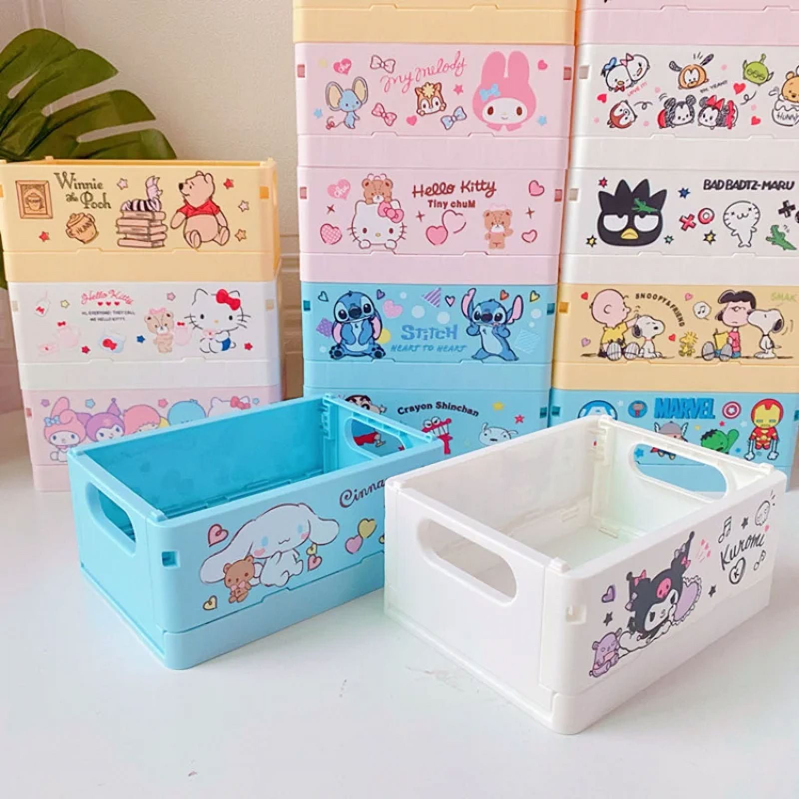 2024 Sanrio Kawaii Hello Kitty Storage Box Cinnamoroll My Melody ...