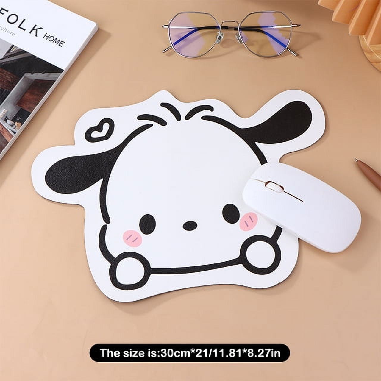 2024 Sanrio Leather Mouse Pad Kuromi Pochacco Cinnamoroll Mousepad ...