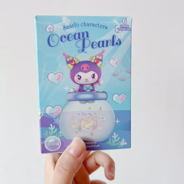 2024 Sanrio Ocean Pearl Series Storage Jar Blind Box Kuromi Toys ...