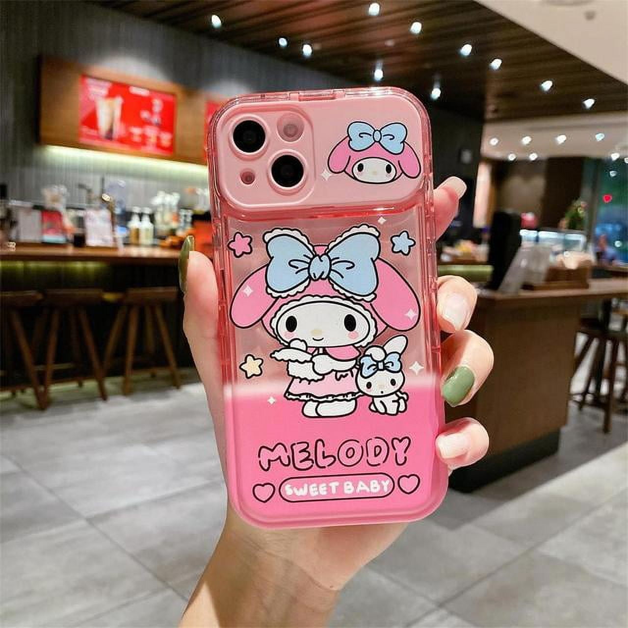 2024 Sanrio for iPhone melody 15 plus Hello Kitty 14 Pro kuromi 13 Mini 11 Phone Case ...