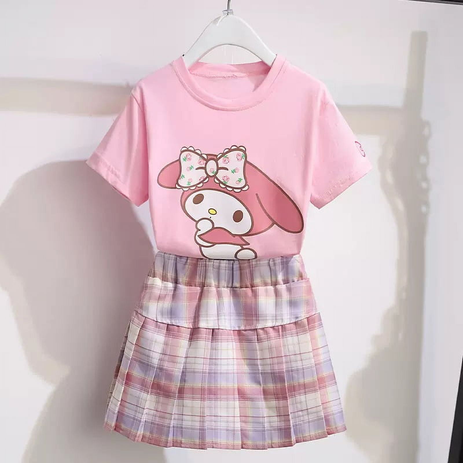 2024 Sanrio my Melody summer children's pleated skirt jk suit girl ...