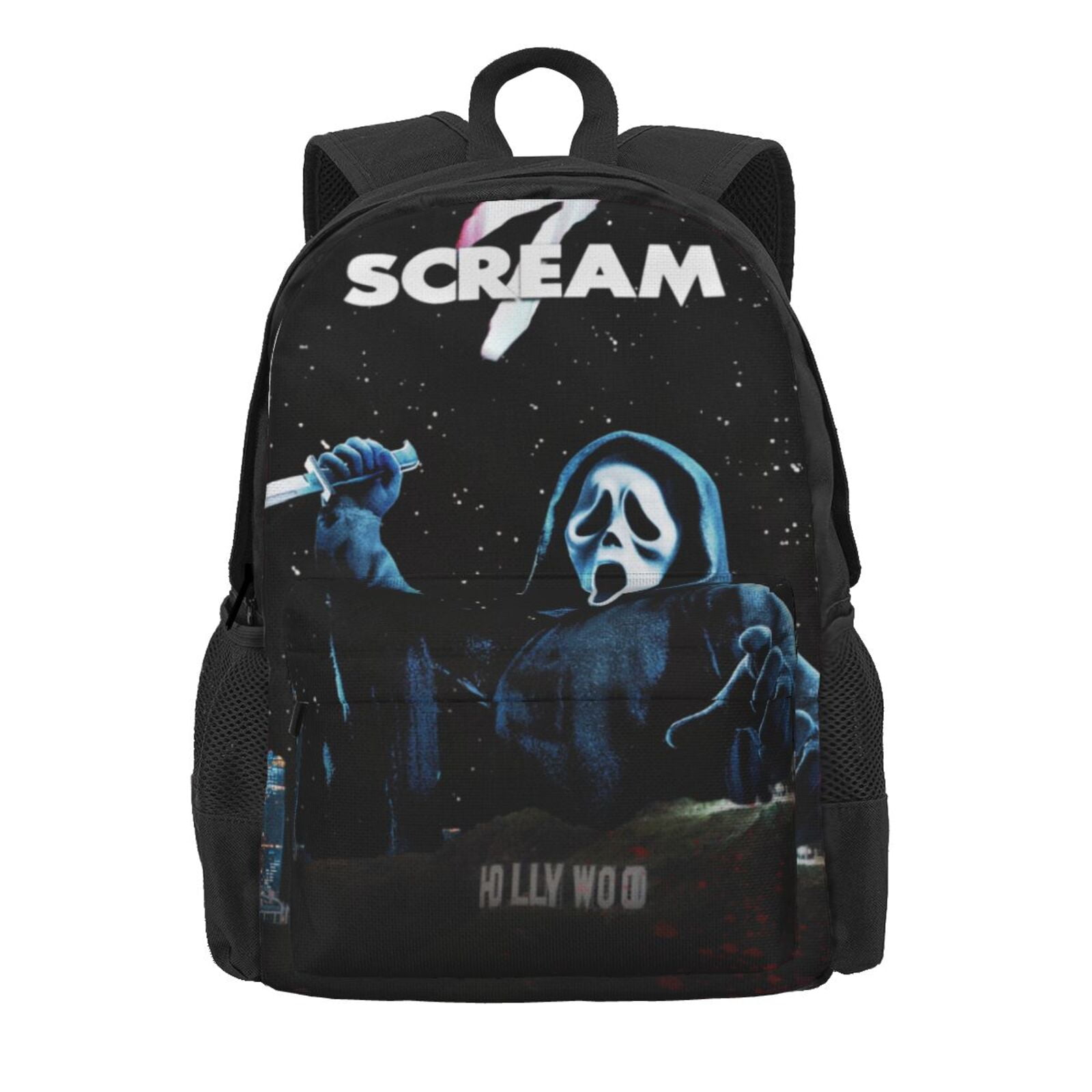2024 Scream Ghostface Backpack Adjustable Daypack Large Capacity School ...
