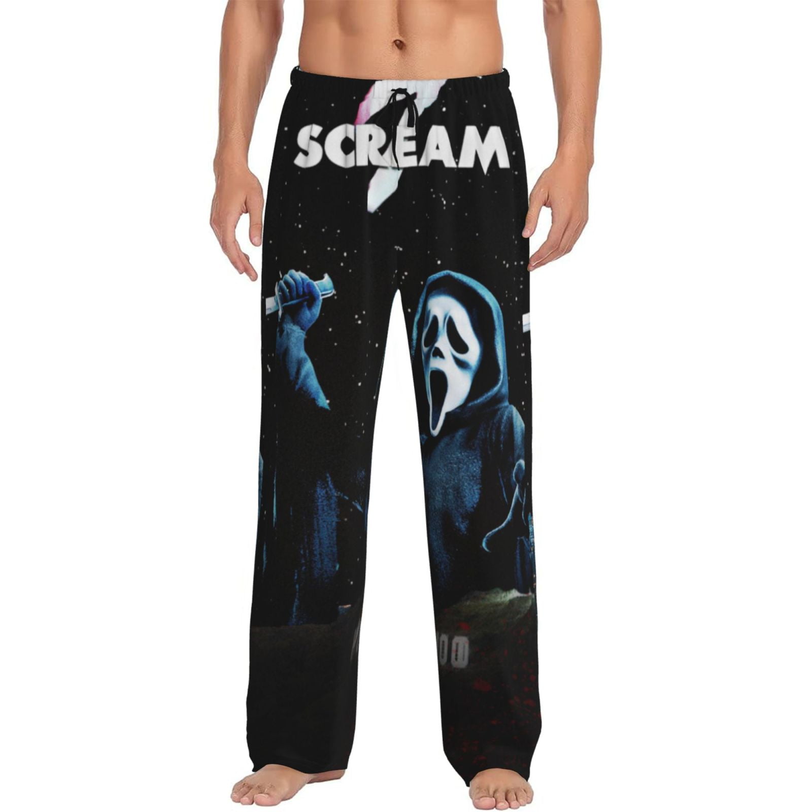 2024 Scream Ghostface Men's Pajama Pants Lounge Fashion Cozy Daily ...