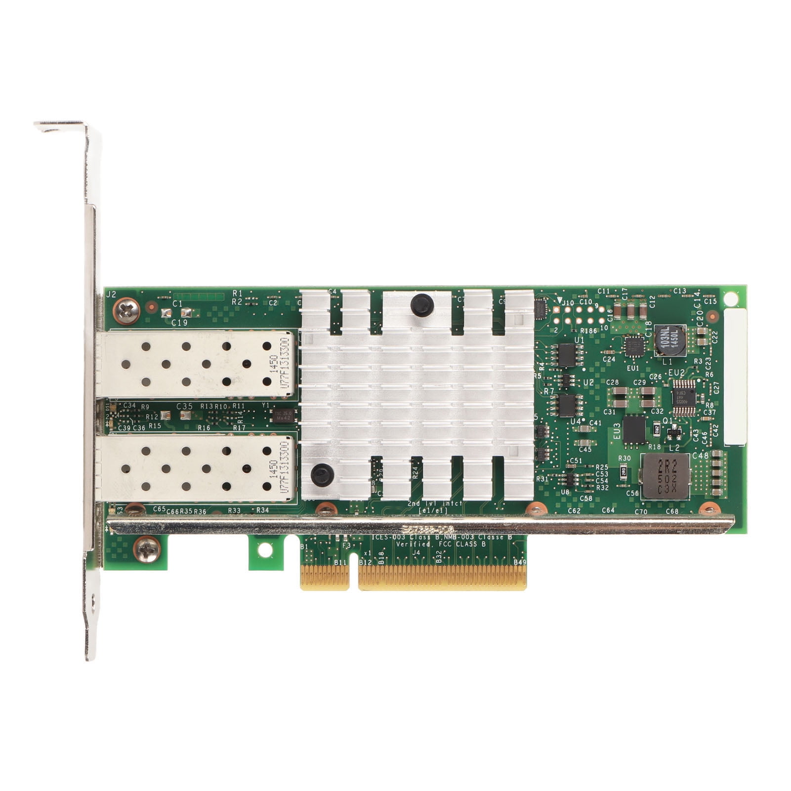 2024 Server Adapter 10Gbps 2 SFP Ports PCI Express X8 Plug and Play ...