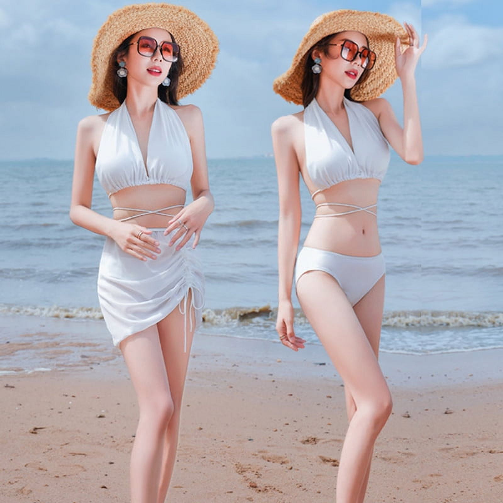 2024 Sexy Bikini Bikini Vacation Seaside Hot Spring Korean Sexy Split