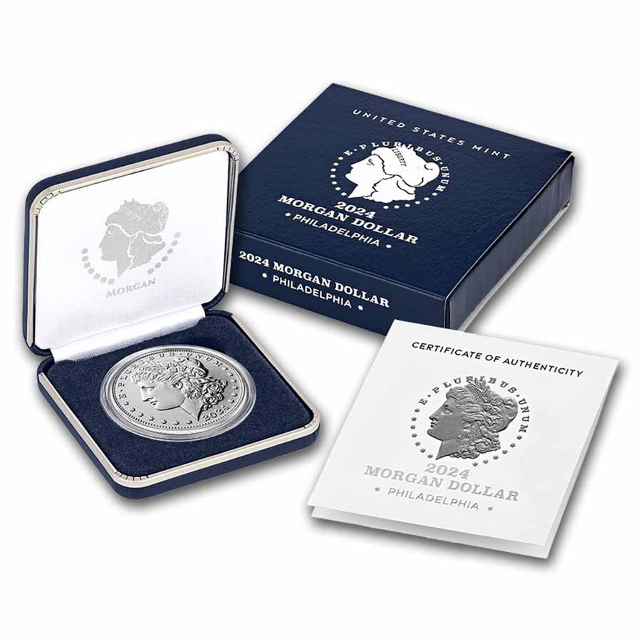 2024 Silver Morgan Dollar (Box & COA) - Walmart.com