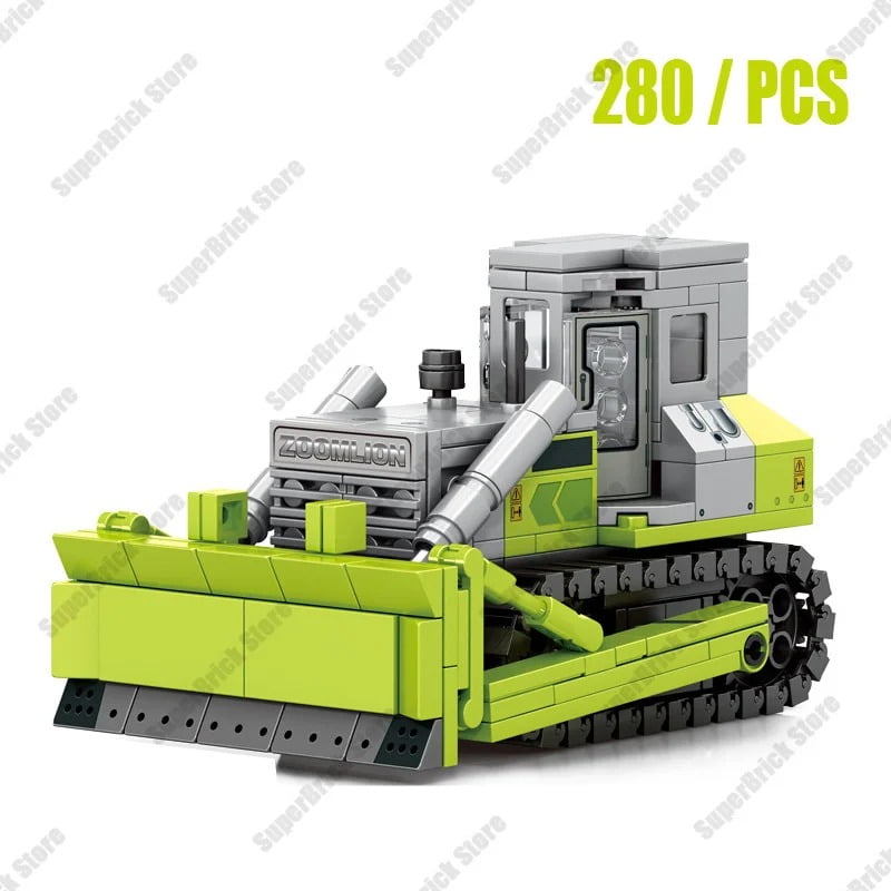 2024 Sluban City Building Block Garbage Dump Truck Tanker Car Cargo ...