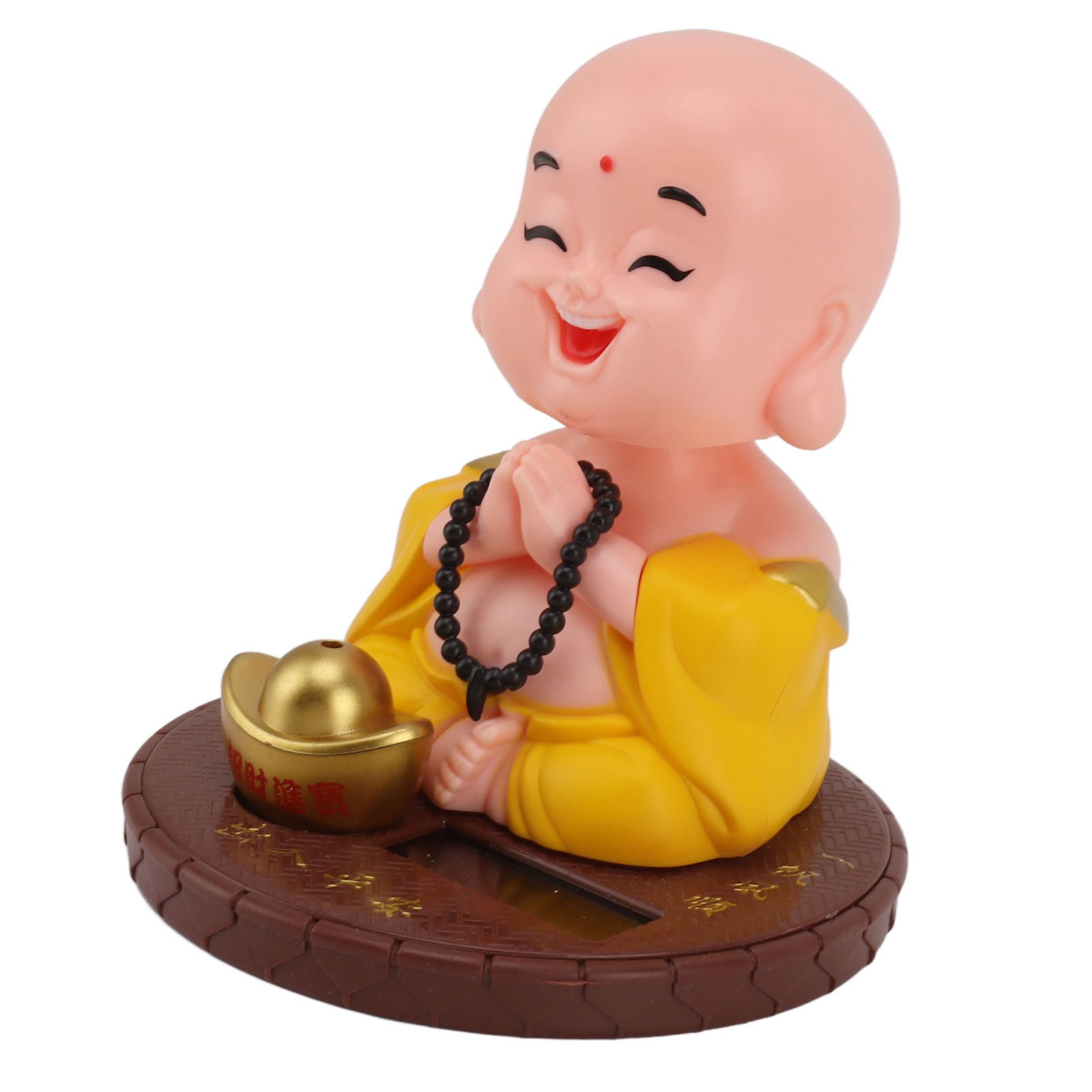 2024 Small Monk Ornament Solar Powered Nodding Head Little Monk ...
