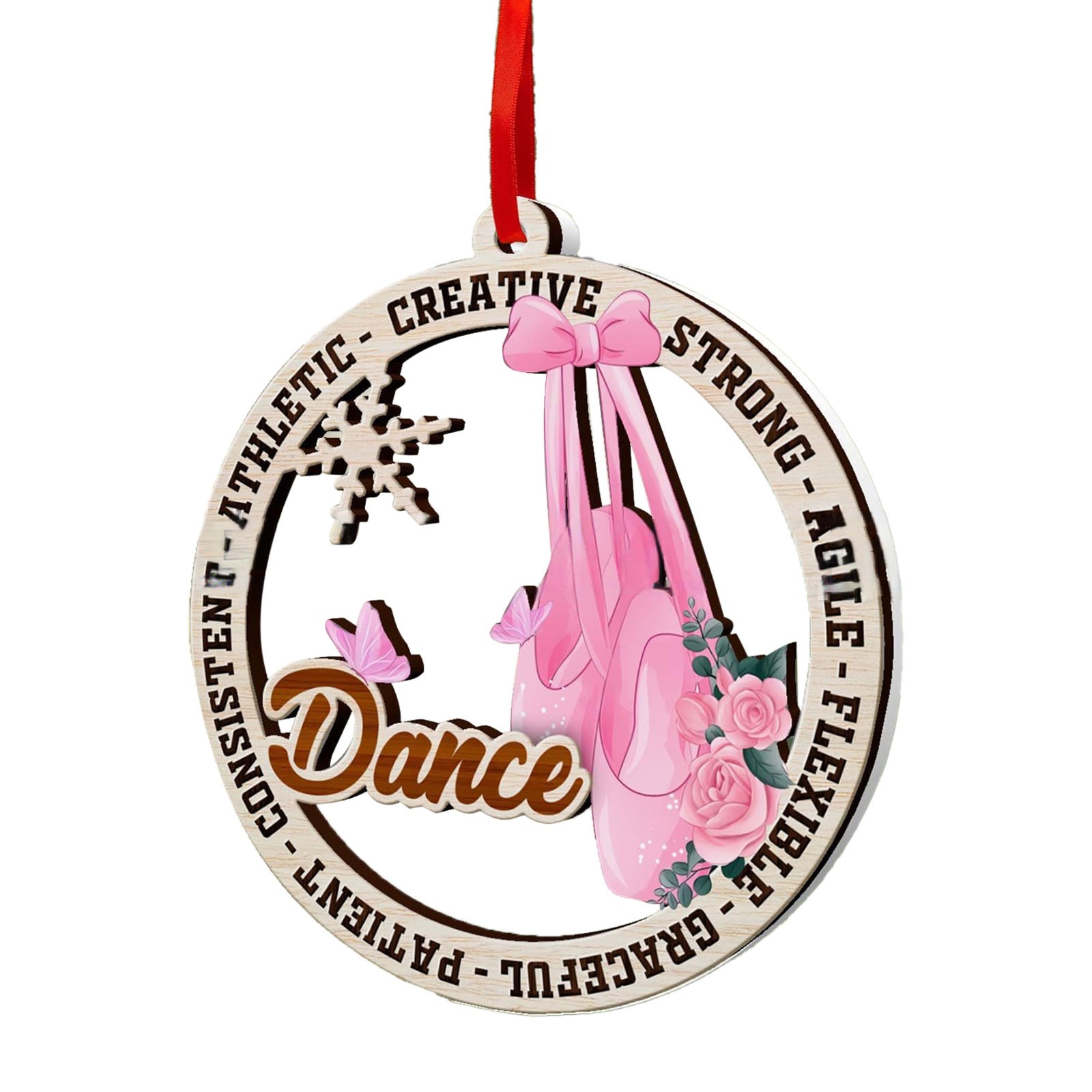 2024 Soccer Christmas Ornaments For Tree Decor，2D Wood Ornaments For ...