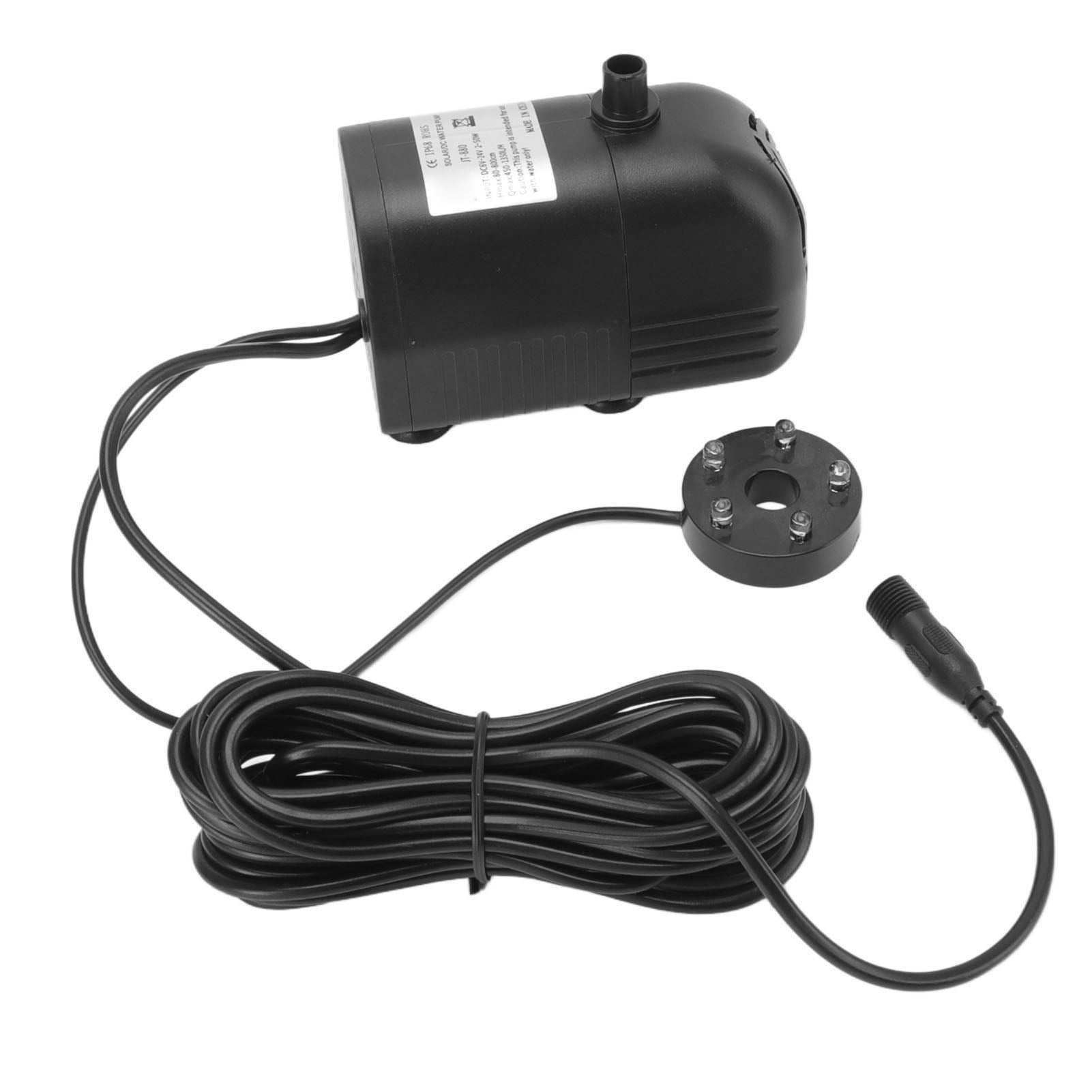 2024 Solar Water Pump ABS Submersible Decorative Fountain Brushless ...