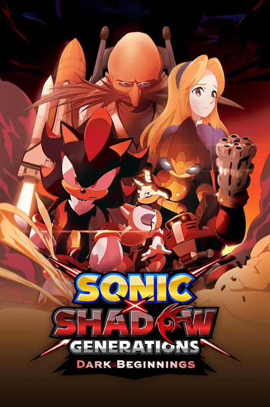 2024 Sonic X Shadow Generations: Dark Beginnings Poster 24x36 Animated Action - Walmart.com