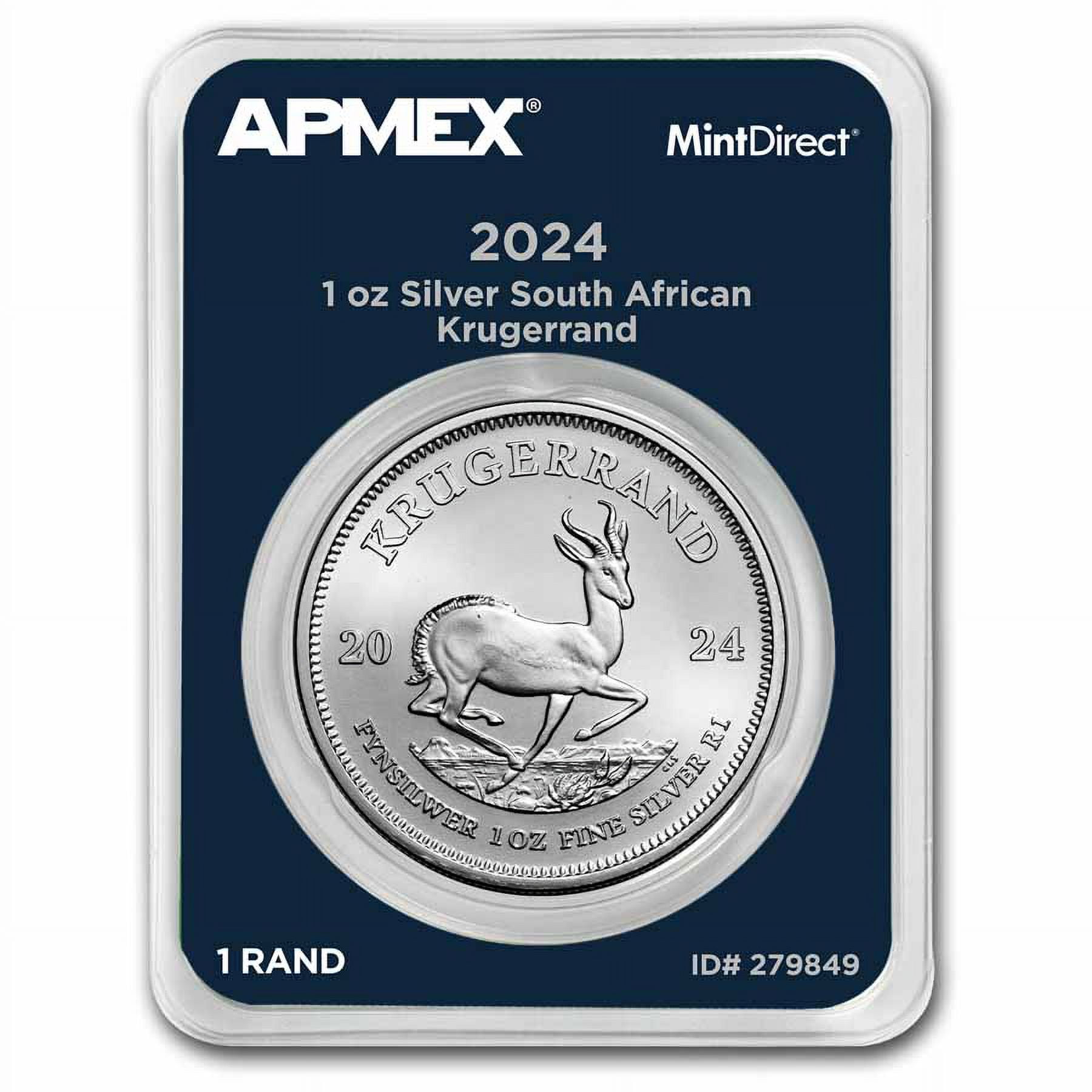 2024 South Africa 1 oz Silver Krugerrand (MintDirect® Single) - Walmart.com