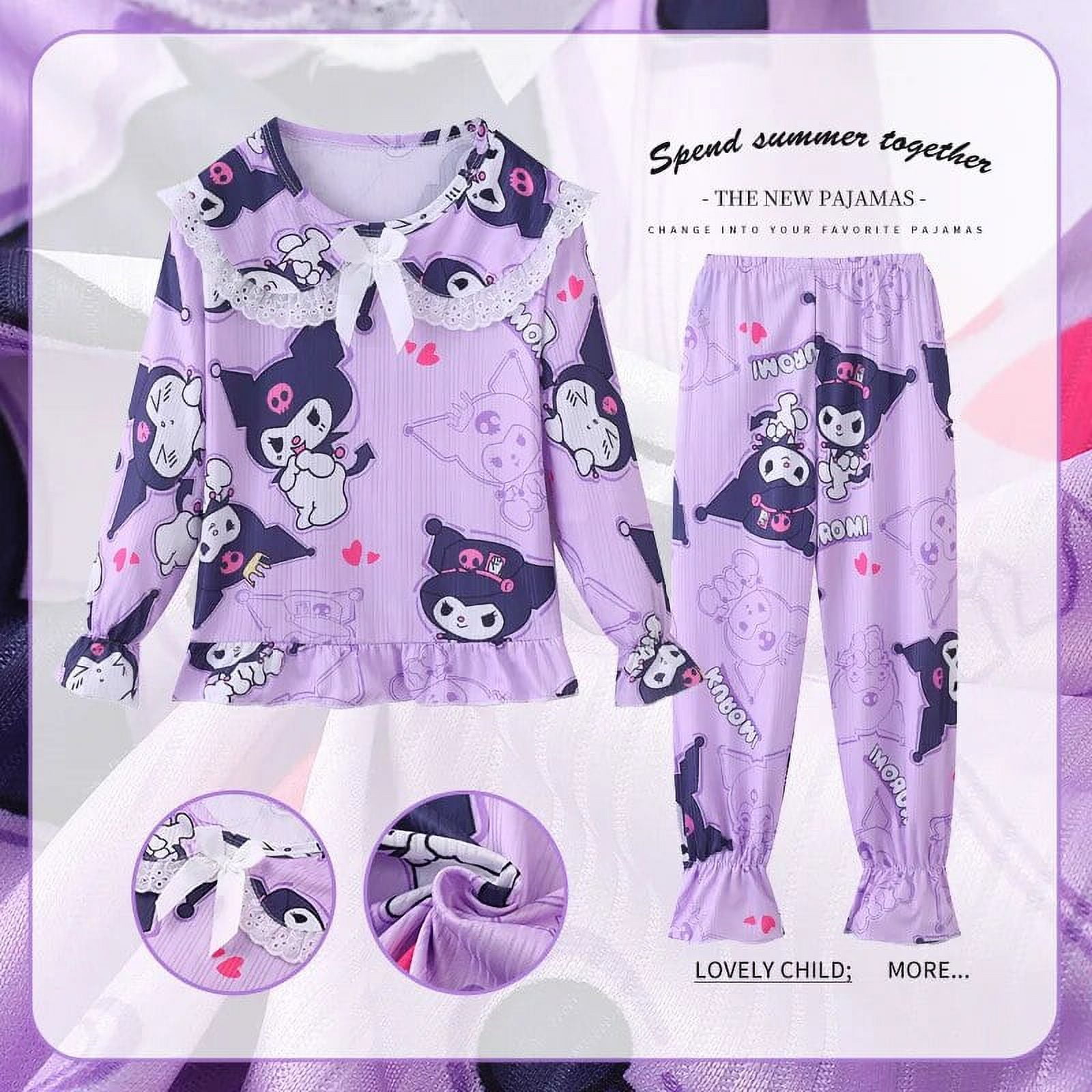 2024 Spring Kawaii Miniso Cinnamoroll Children Pajamas Cute Anime My ...