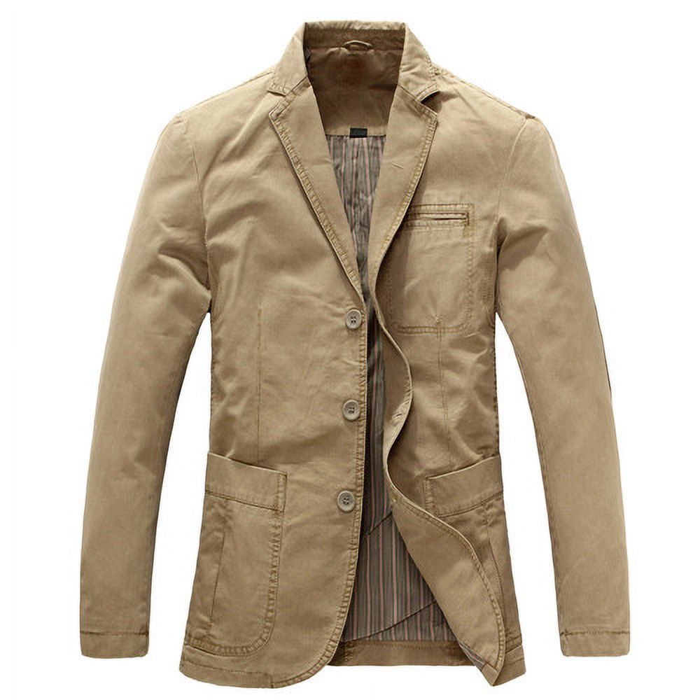 2024 Spring Men Cotton Casual Blazer Men's Brand Jacket Blazers Mens ...