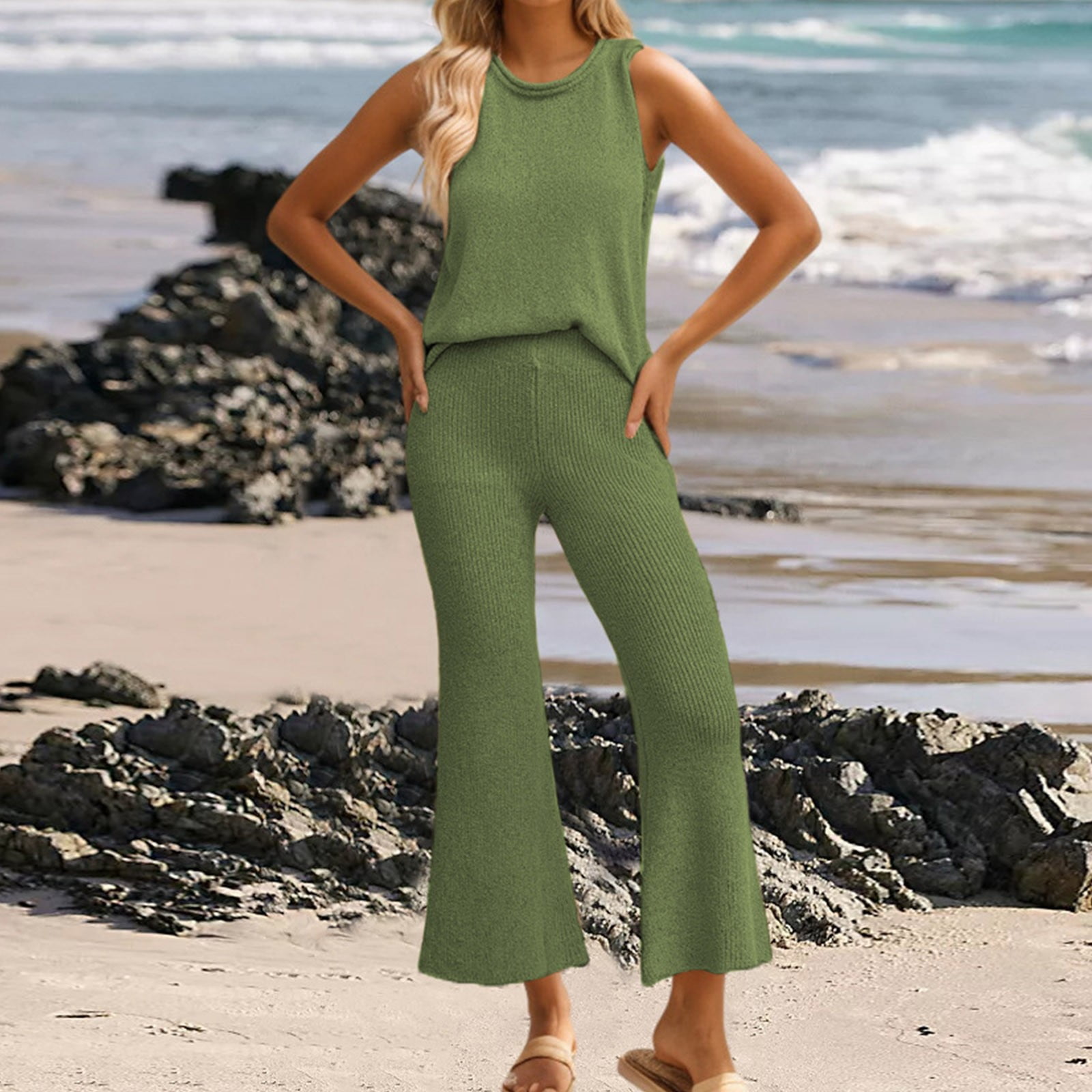 2024 Spring And Summer Border European And Casual Style Knitted Women's ...