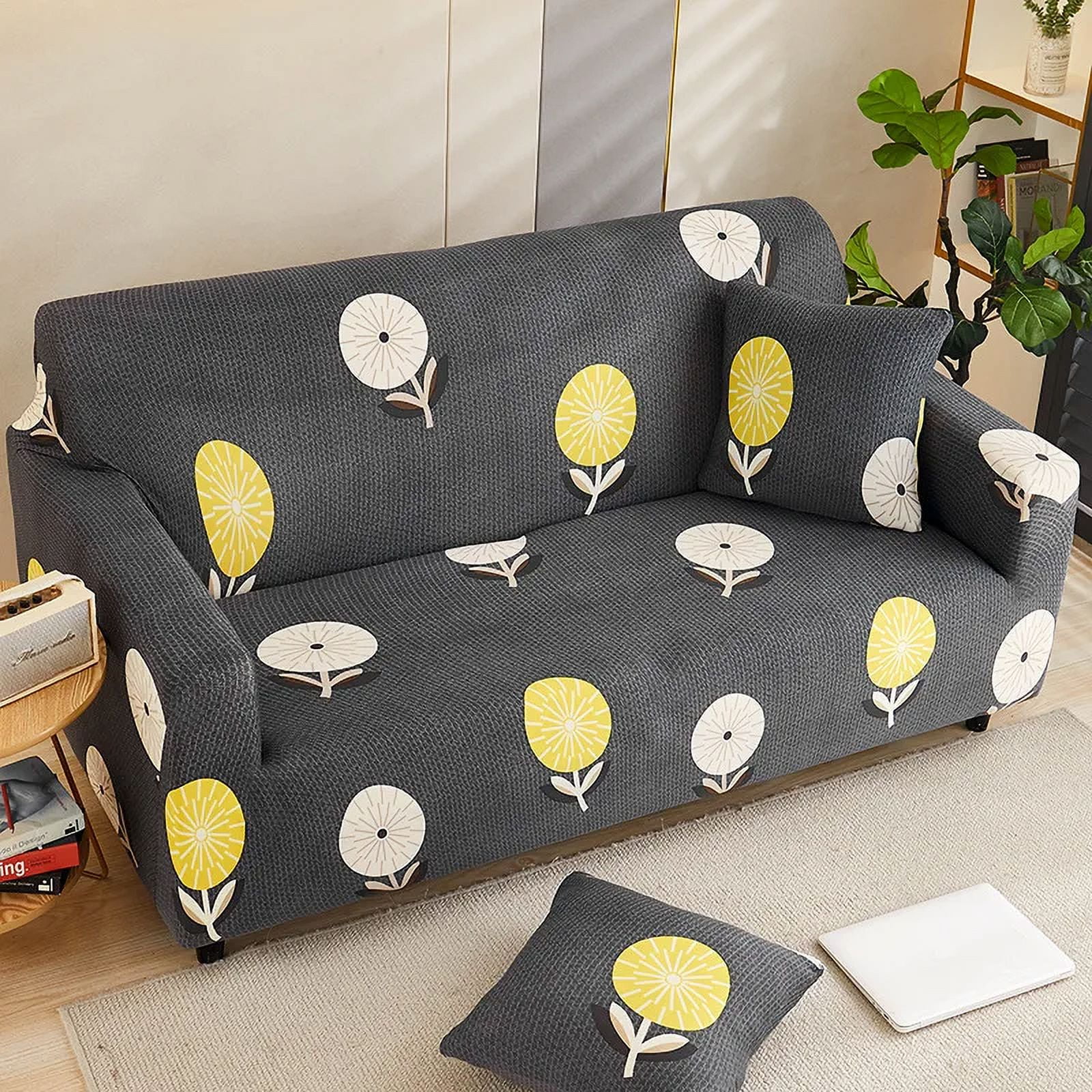 2024 Spring and Summer Simple Solid Color Pattern Sofa Cover Polyester ...