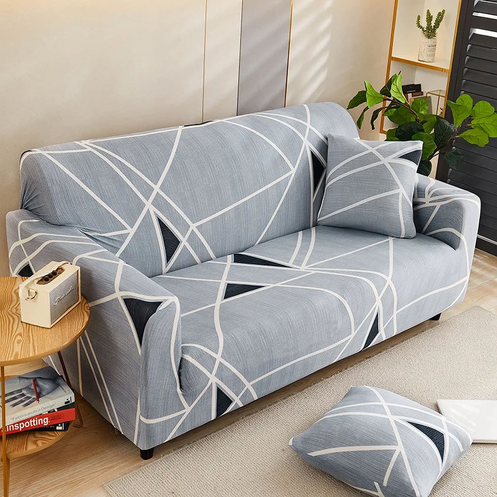2024 Spring and Summer Simple Solid Color Pattern Sofa Cover Polyester ...