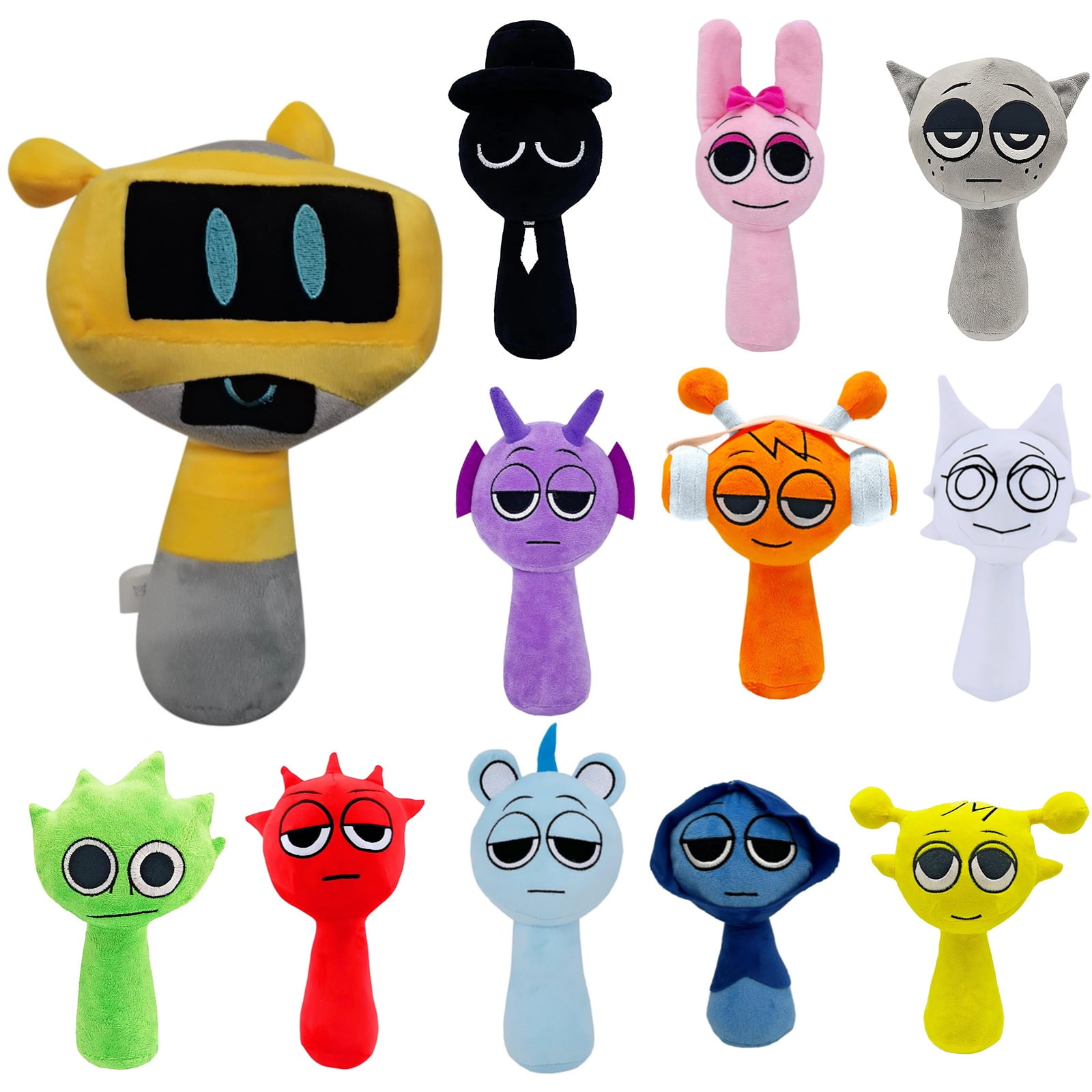 2024 Sprunki Plush,10" Sprunki Game Plush, Realistic Cute Soft Stuffed ...