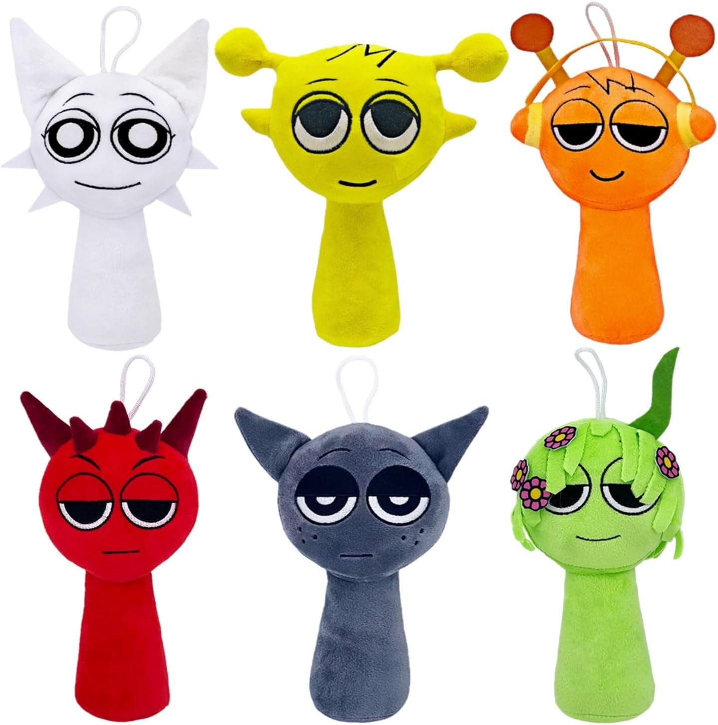 2024 Sprunki Plush Toys, 8'' Sprunky Wenda Oren Plushies, Sprunki Simon ...