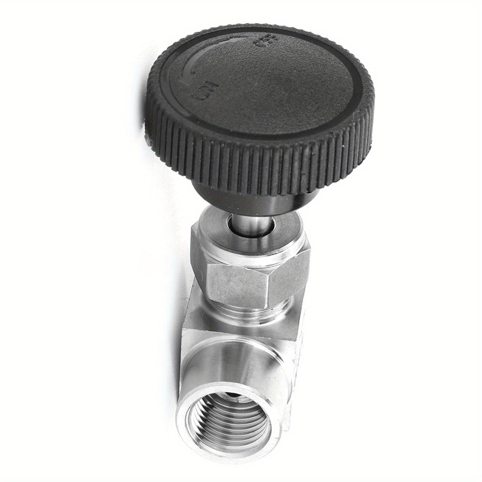2024 Stainless Steel BSPP Female Thread Straight Needle Valve for Water ...