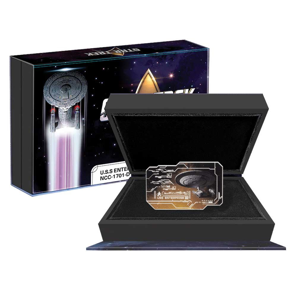 2024 Star Trek Vehicles USS Enterprise 1 oz Silver Coin by Agoro Mintage of 2000 - Walmart.com