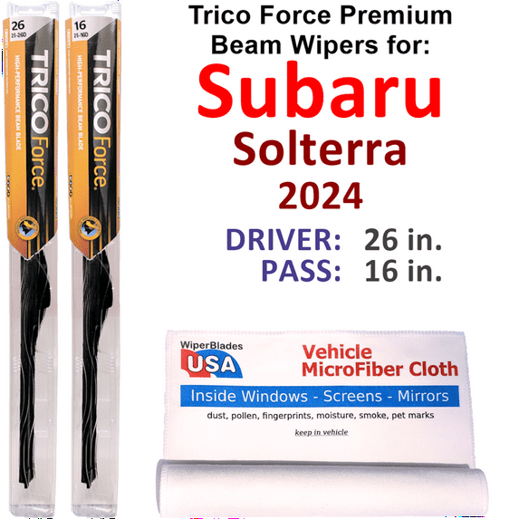2024 Subaru Solterra Performance Beam Wipers (Set of 2) - Walmart.com