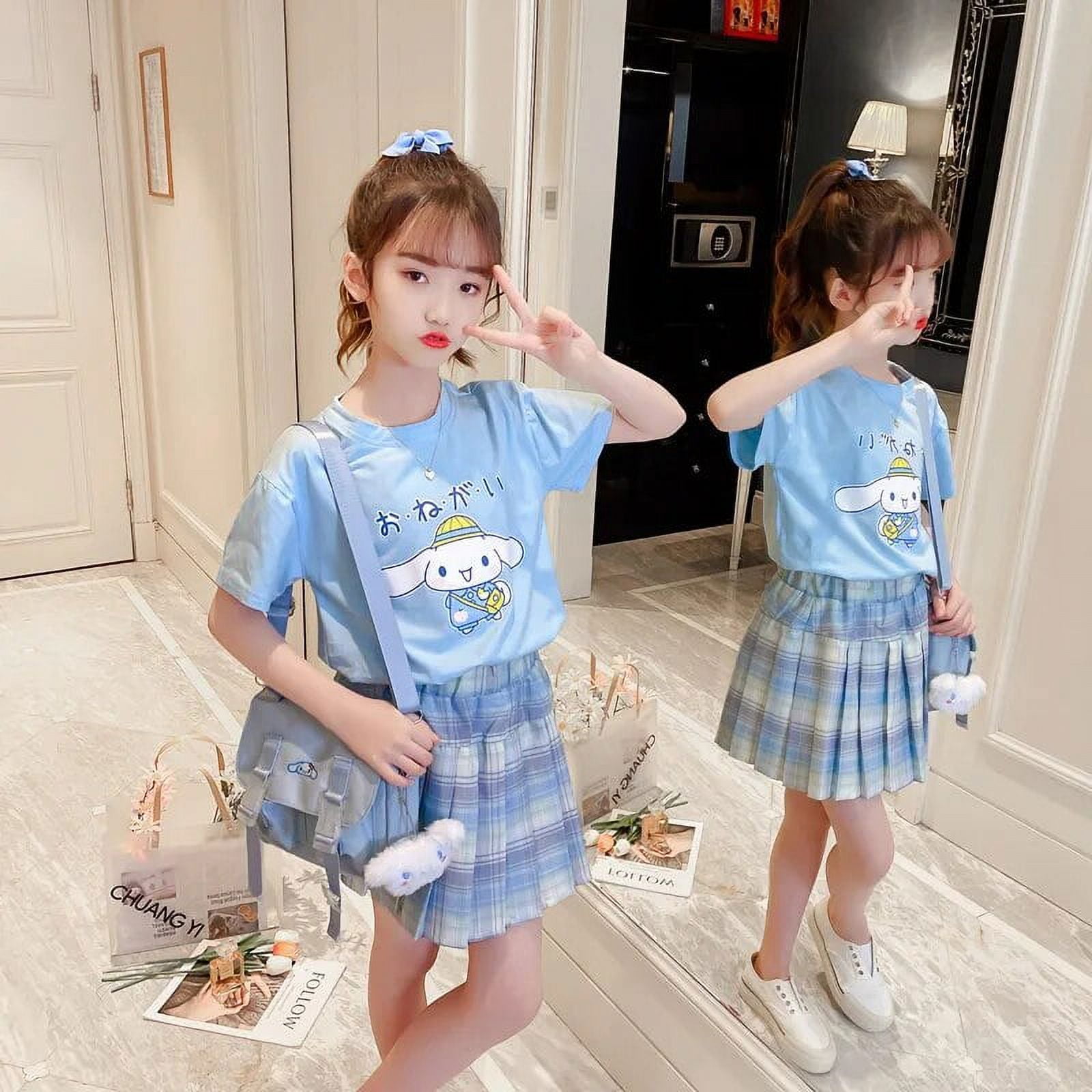 2024 Summer Children‘s Clothes Kawaii Miniso My Melody Cinnamoroll Girl ...