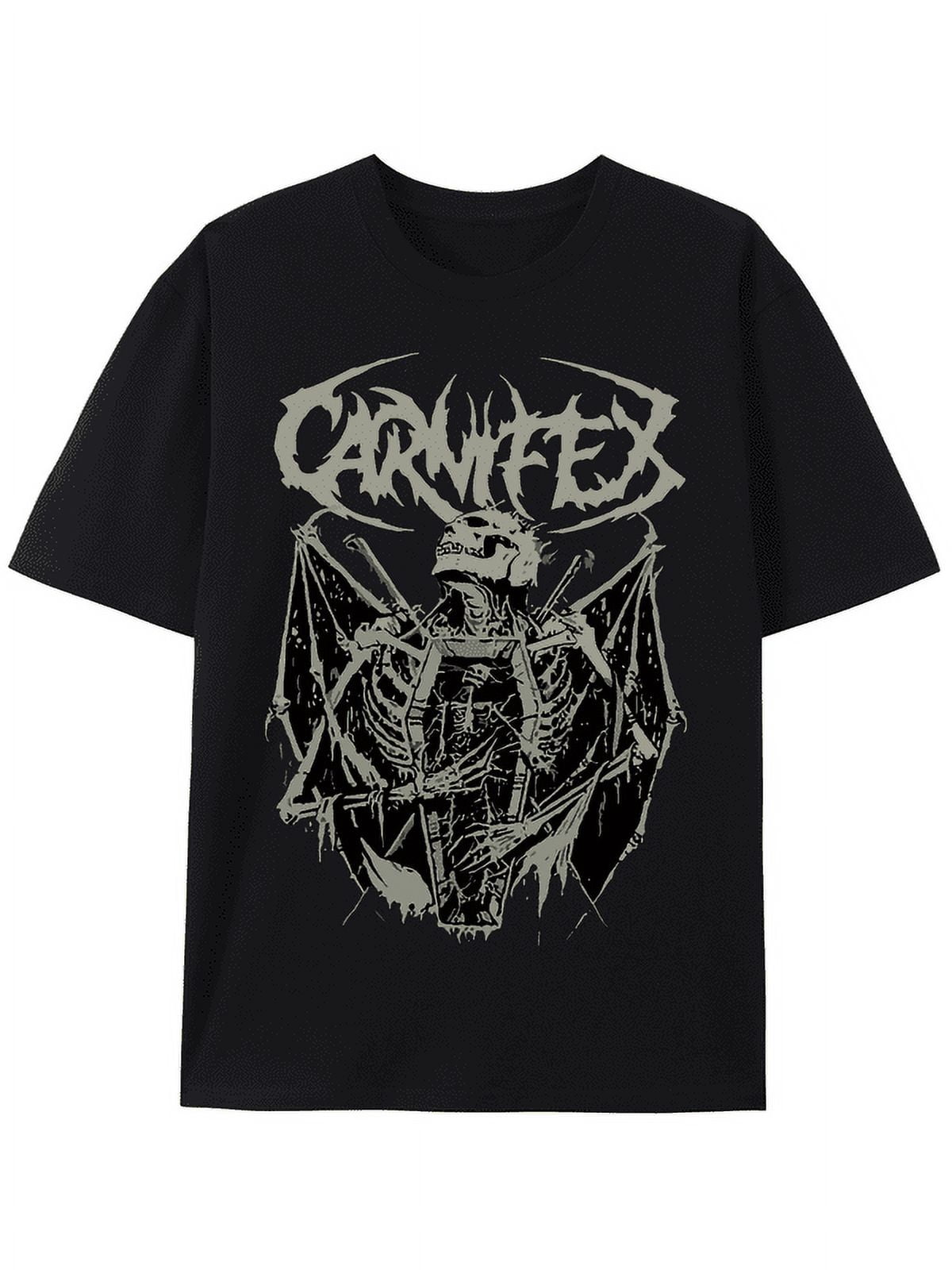 2024 Summer Goth Tee Aesthetic Men T-Shirt Punk Dark Grunge Loose ...